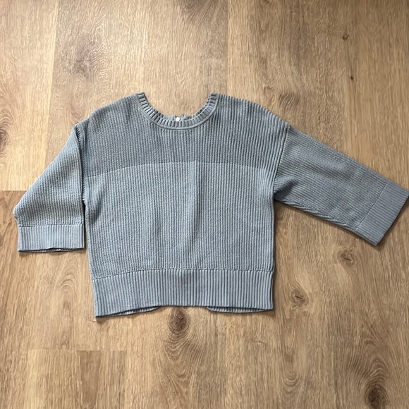 CAbi | Sweaters | Cabi Cropped Zipper Back Sweater Size S | Poshmark